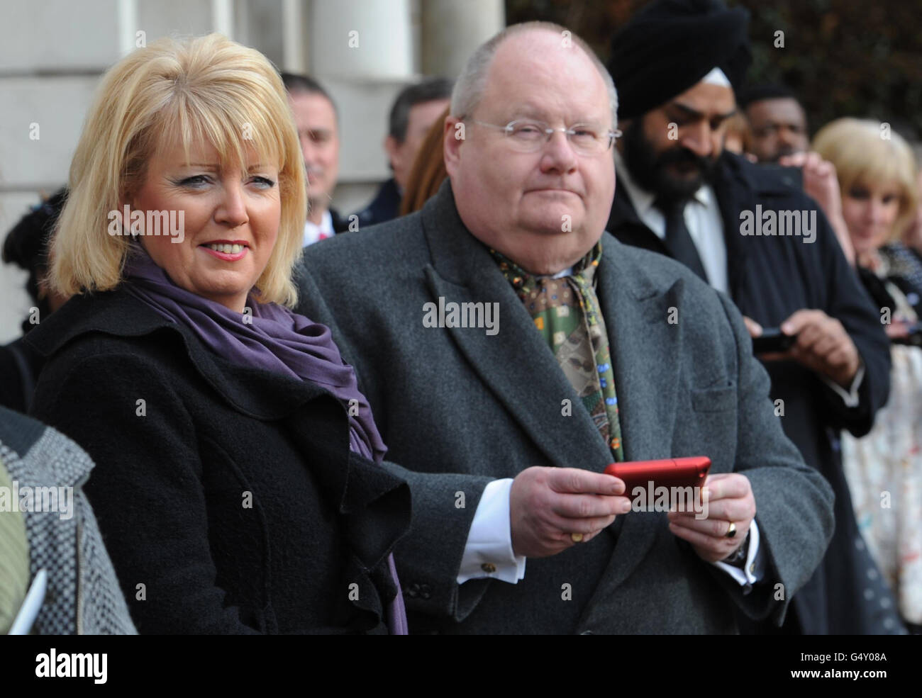 Baroness Helen Newlove and Communities Secretray Eric Pickles watch The ...