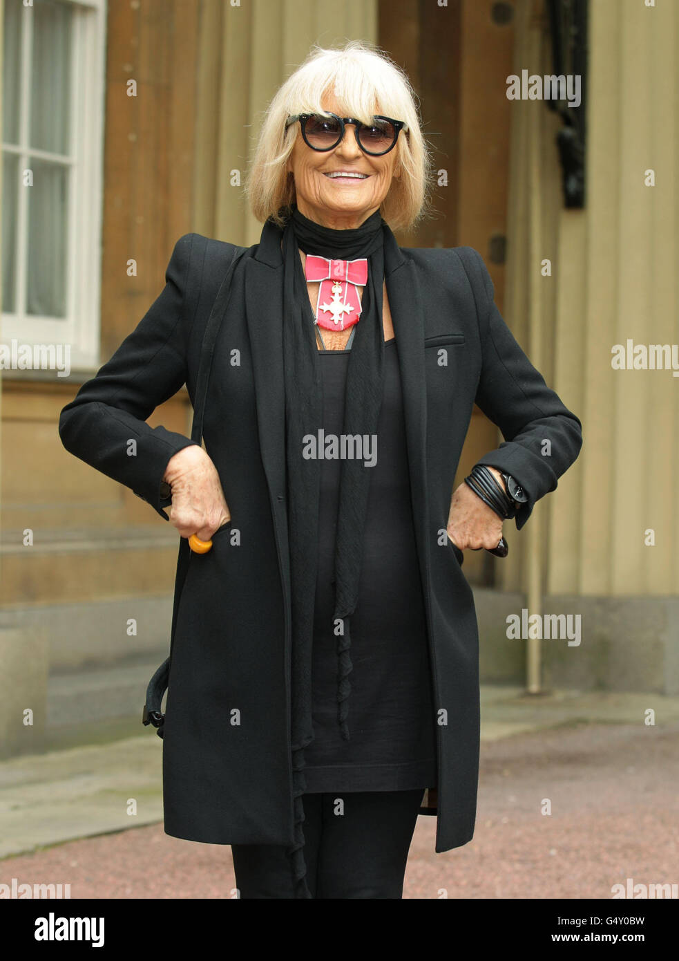 Barbara Hulanicki, founder of fashion label Biba, poses with her Order ...