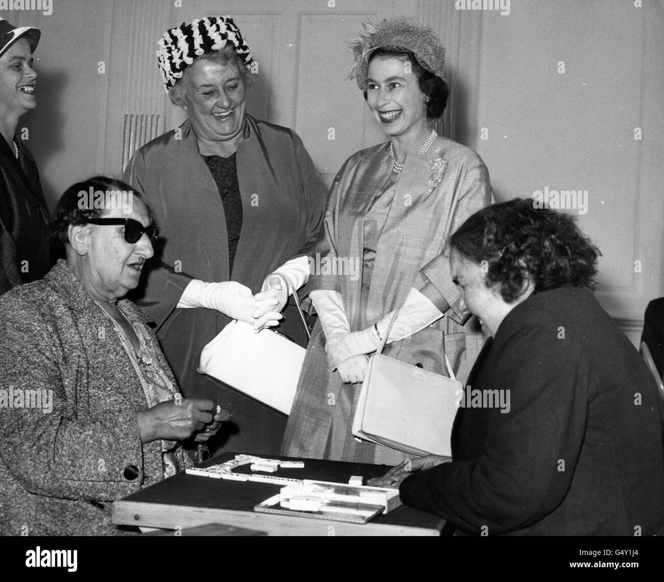 Royalty - Queen Elizabeth II - Stepney, London Stock Photo - Alamy