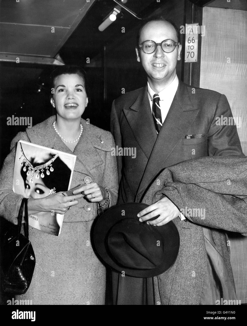 Among the arrivals on the Cunard liner RMS Queen Mary at Southampton ...