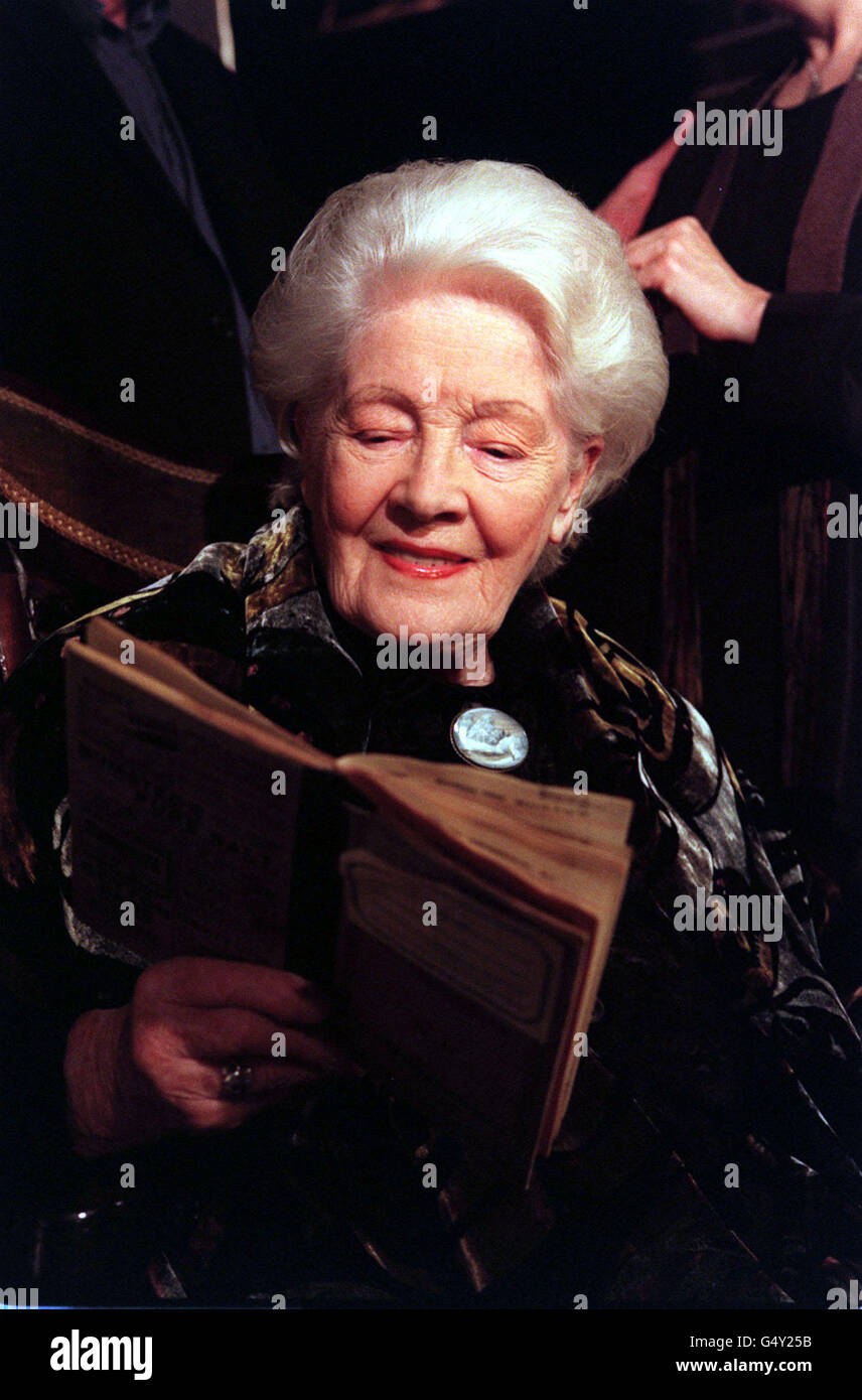 Lady Rachel Kempson at the Theatre Museum in London Stock Photo - Alamy
