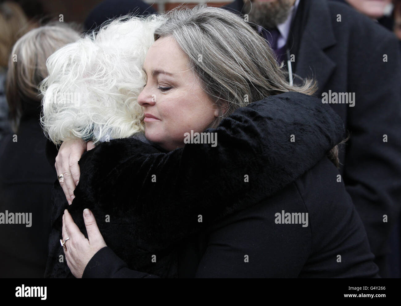 David Kelly funeral Stock Photo - Alamy