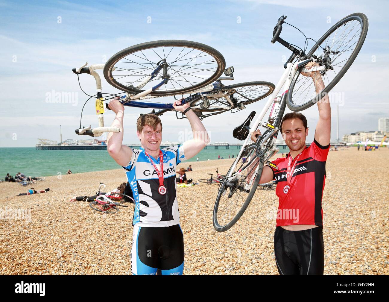 EDITORIAL USE ONLY Freddie Everett (left) and Sam Miller from Dorset ...