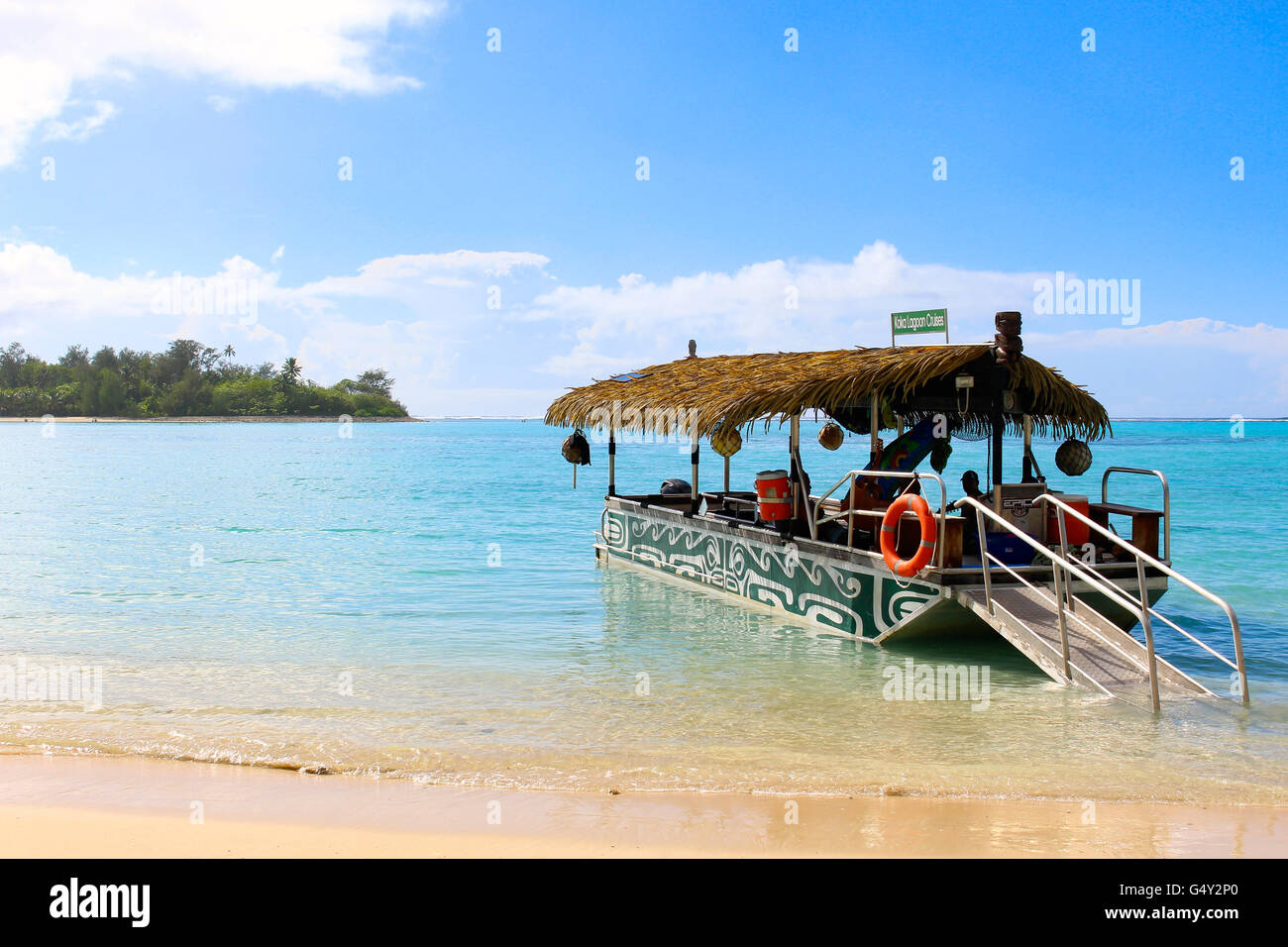 Cook Islands, Rarotonga, Boat Stock Photo - Alamy