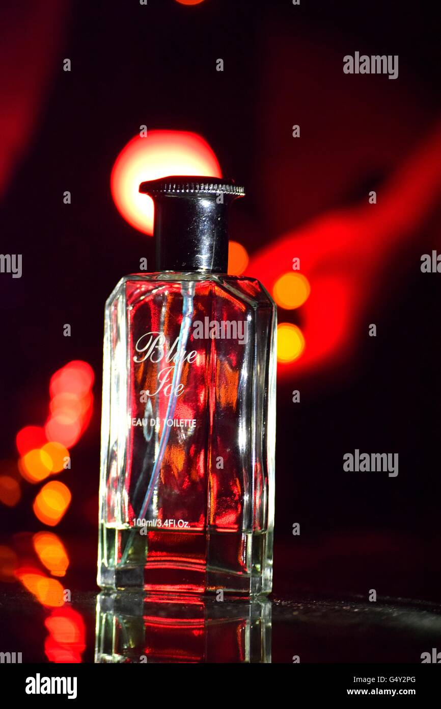 still life perfume bottle Stock Photo - Alamy