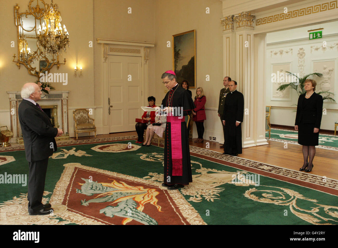 Most Reverend Charles John Brown, Apostolic Nuncio presents his ...