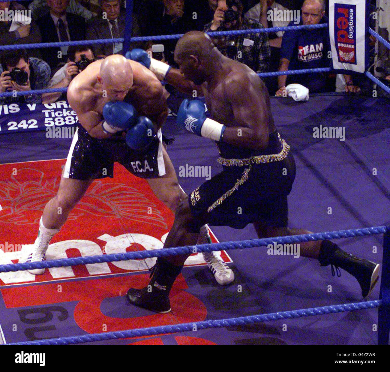 British Heavyweight Boxer Julius Francis High Resolution Stock ...