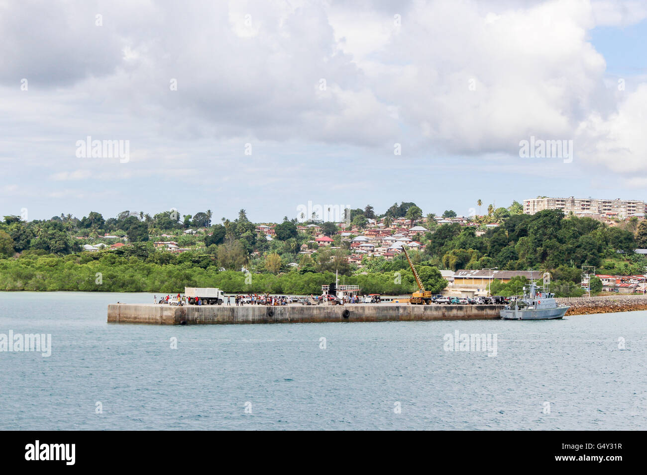 Tanzania, Zanzibar, Pemba Island, cargo ferry from Zanzibar to Pemba ...