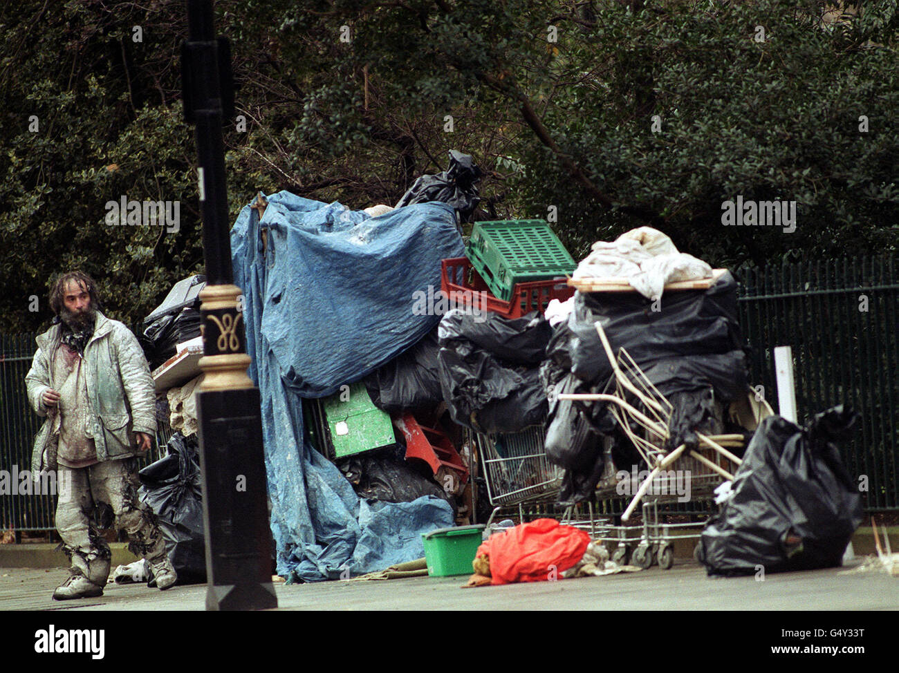 Homeless South Kensington 2 Stock Photo - Alamy