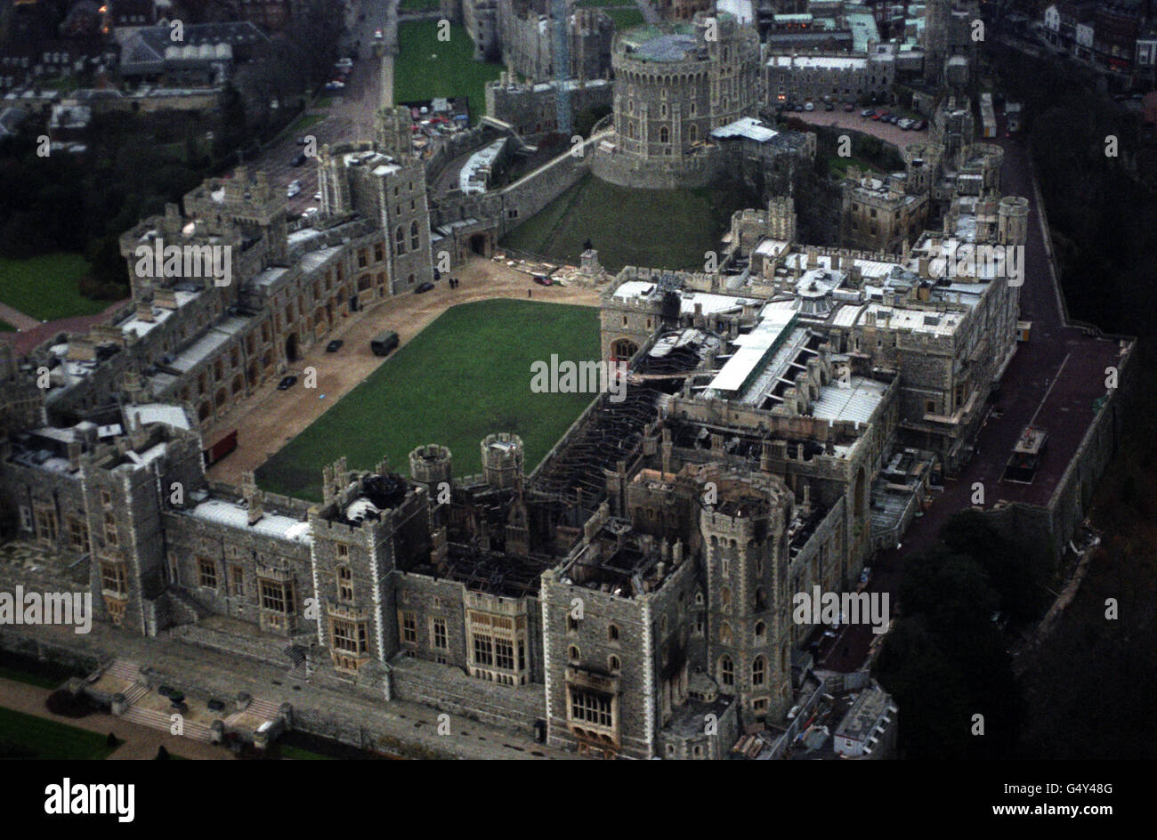 Accidents disasters windsor castle fire hi-res stock photography and ...