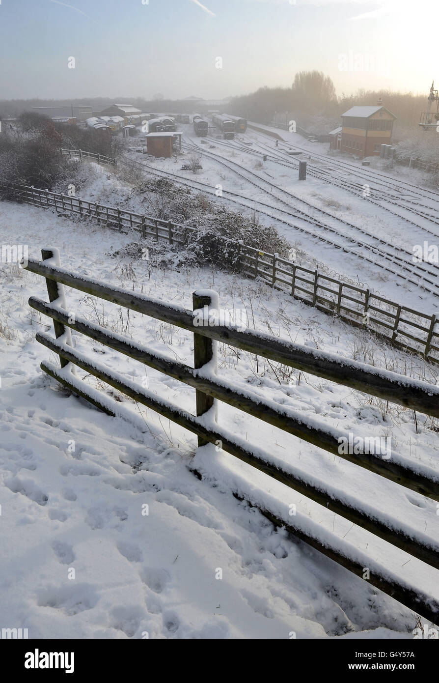 Winter weather Feb 5 Stock Photo - Alamy