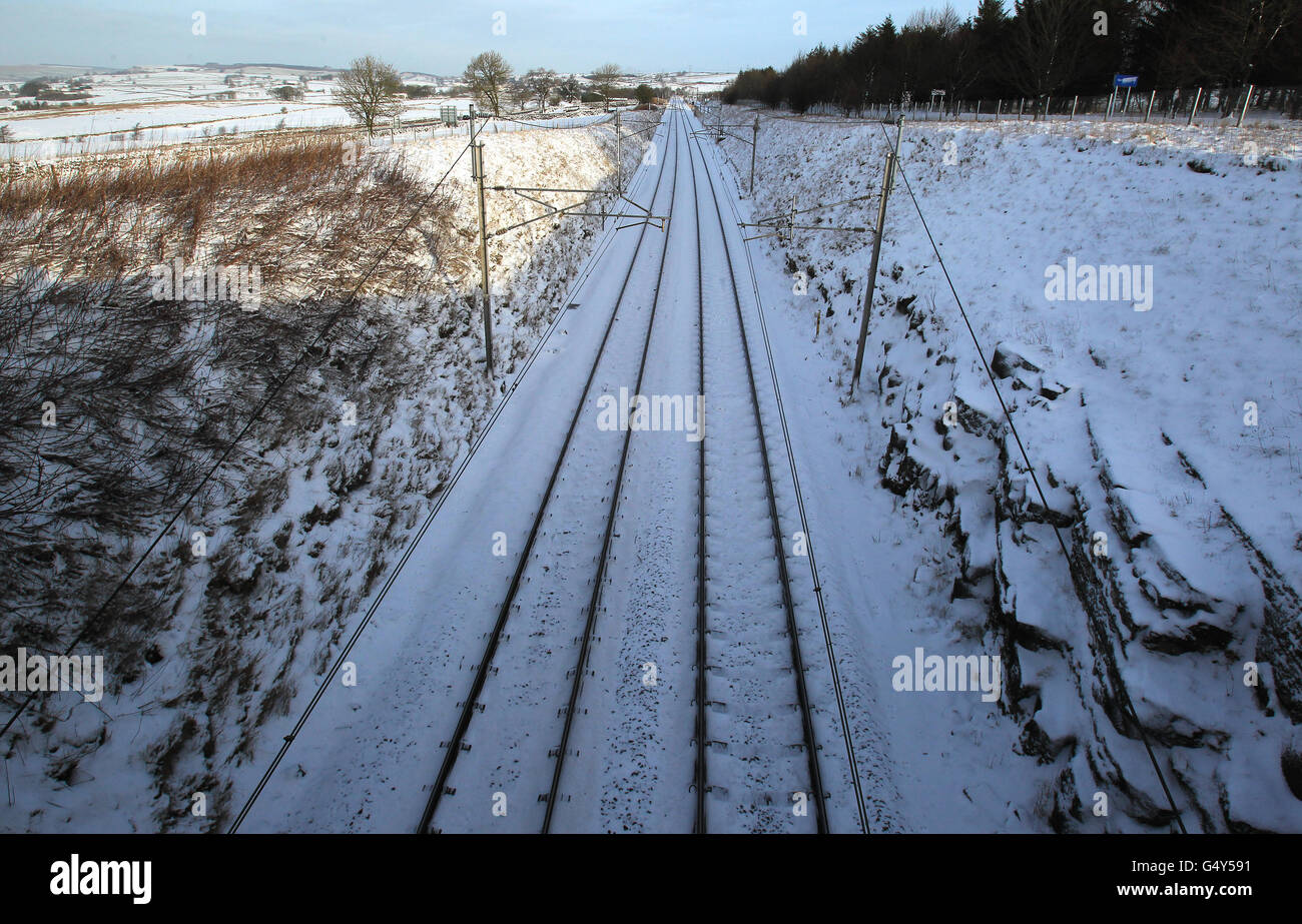 Winter weather Feb 5 Stock Photo - Alamy