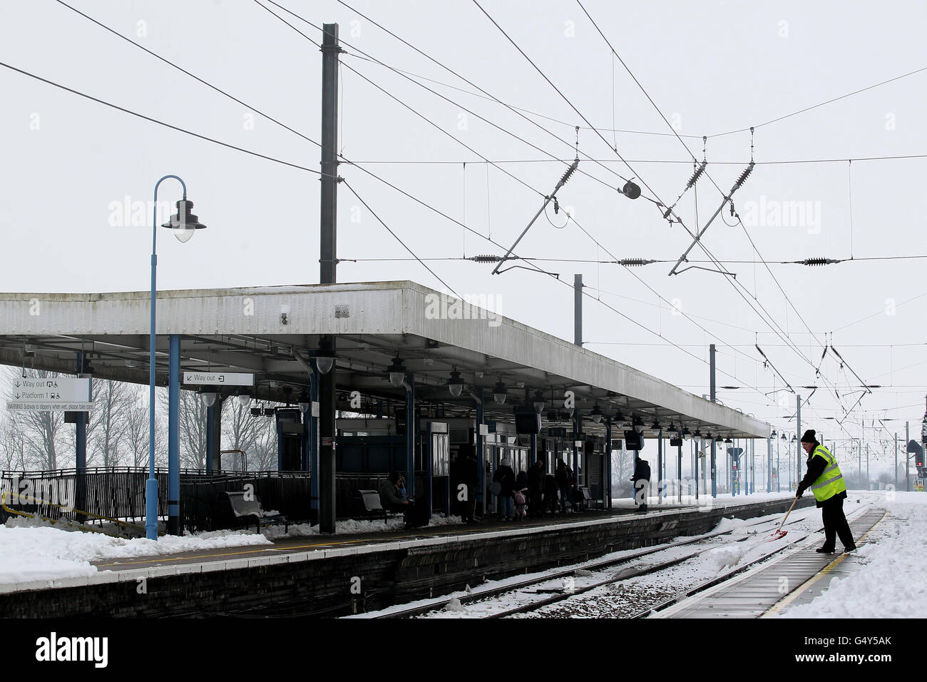 Winter weather Feb 5 Stock Photo - Alamy