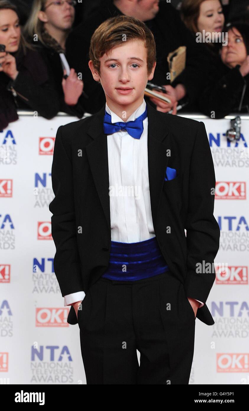 Oliver Stokes during the 2012 NTA Awards at the O2, Greenwich, London ...