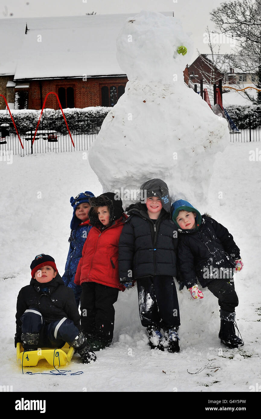 Play in the snow at ingatestone hi-res stock photography and images - Alamy