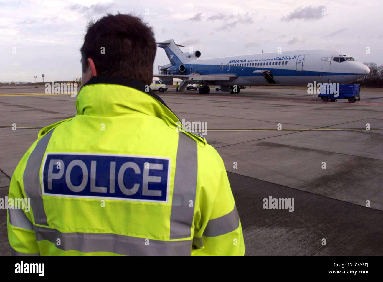 Stansted plane hijack Stock Photo - Alamy