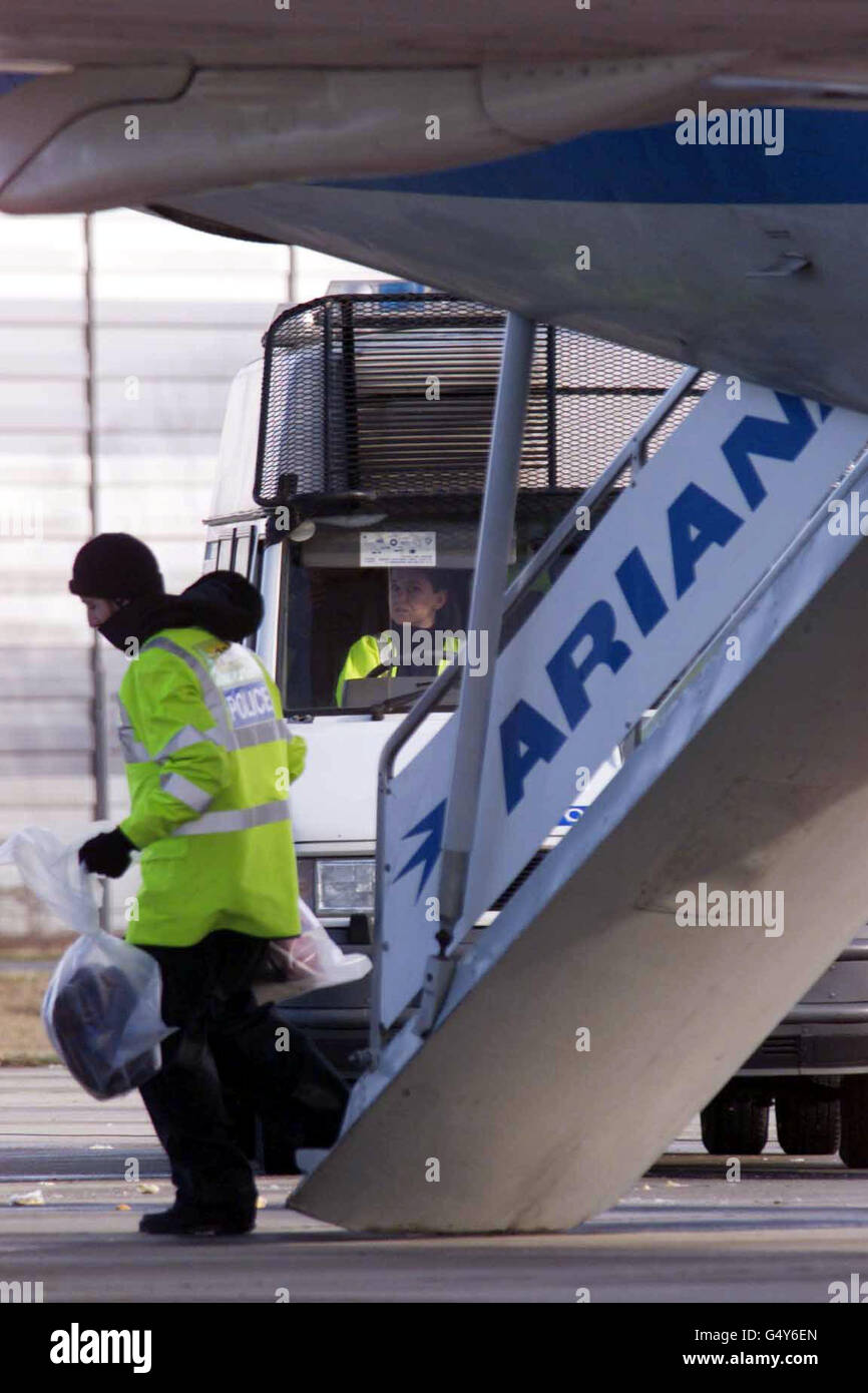 Stansted plane hijack Stock Photo - Alamy