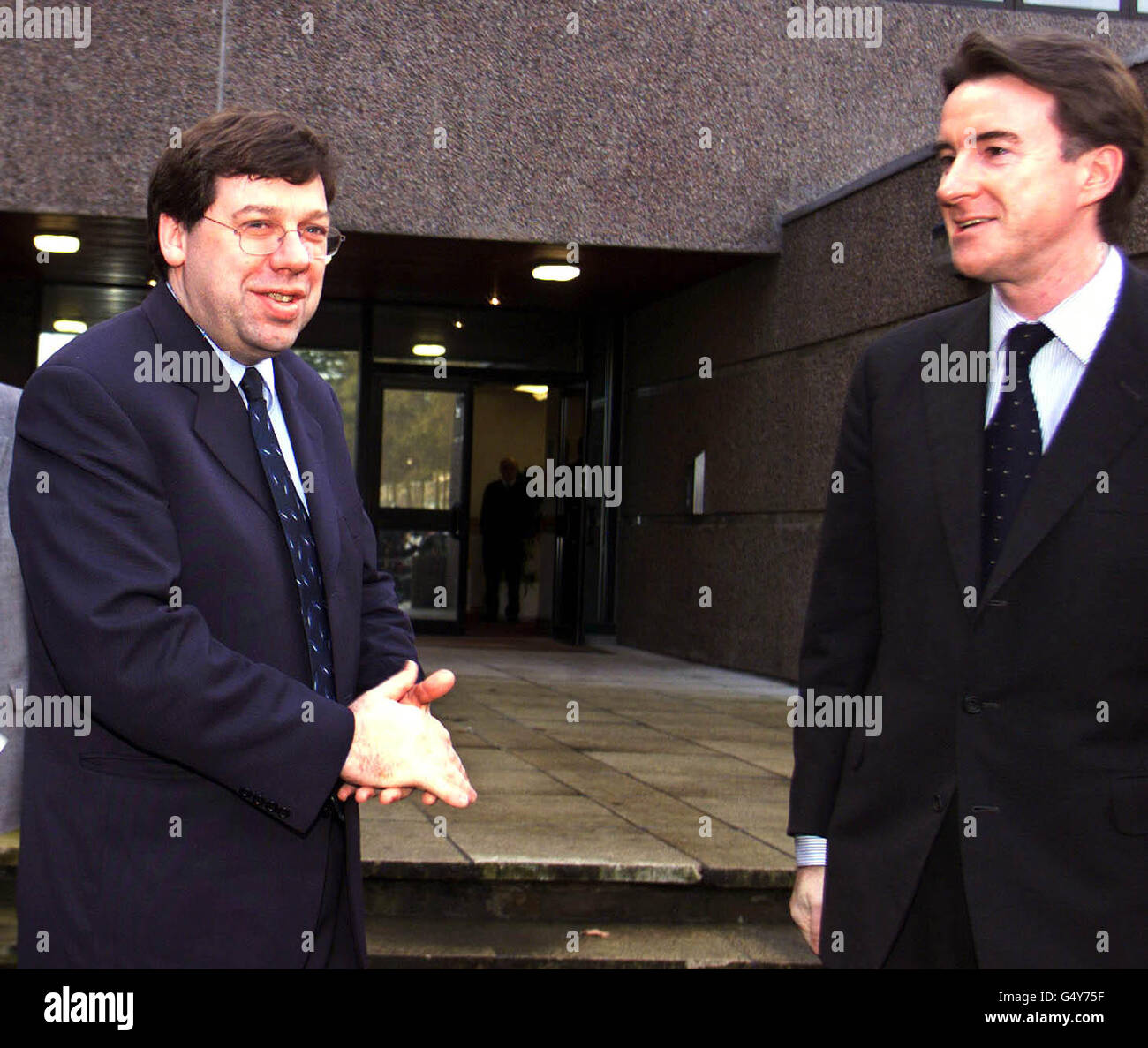 Peter Mandelson & Brian Cowan Stock Photo - Alamy