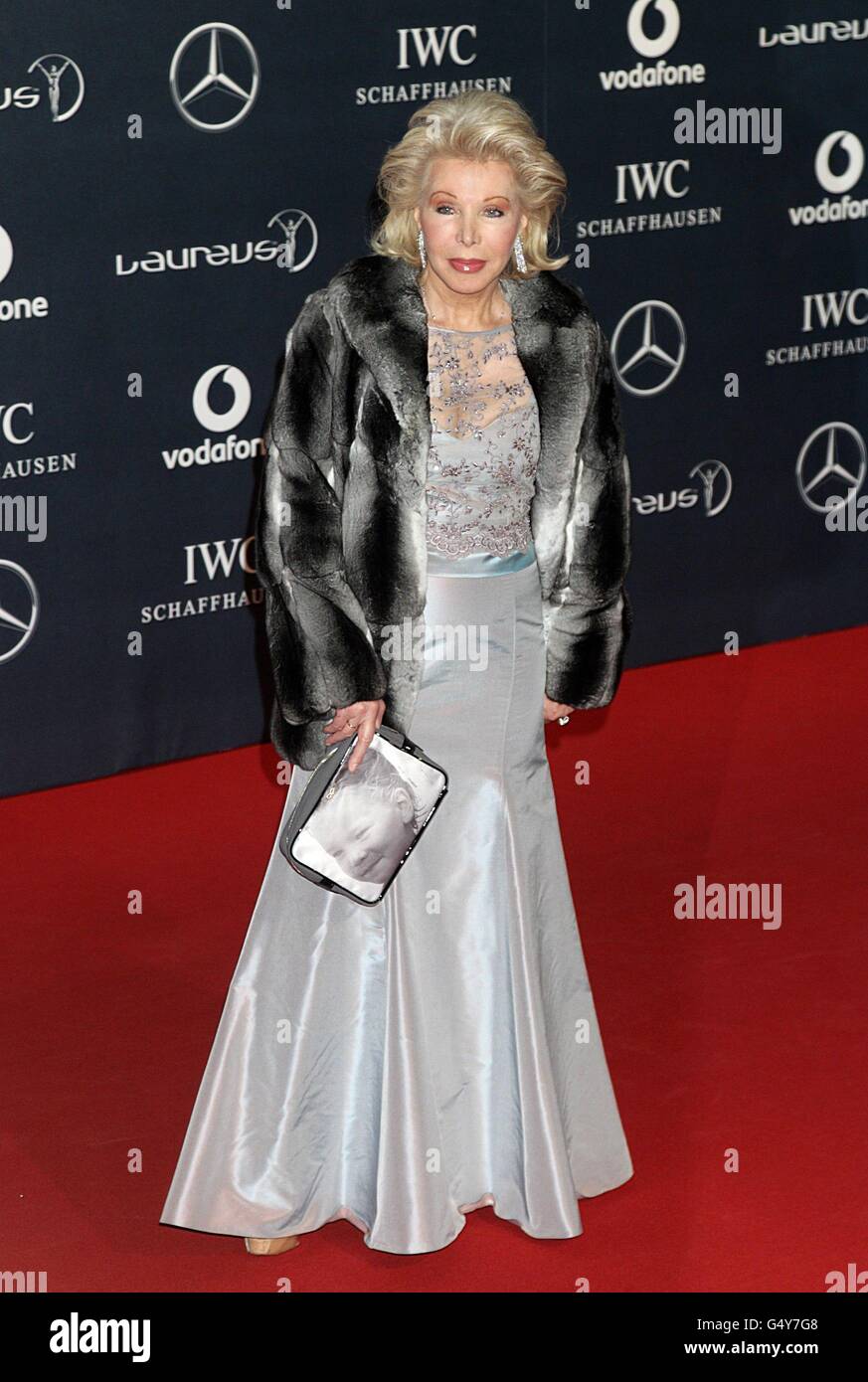 Ute-Henriette Ohoven arriving for 2012 Laureus World Sports Awards, at ...