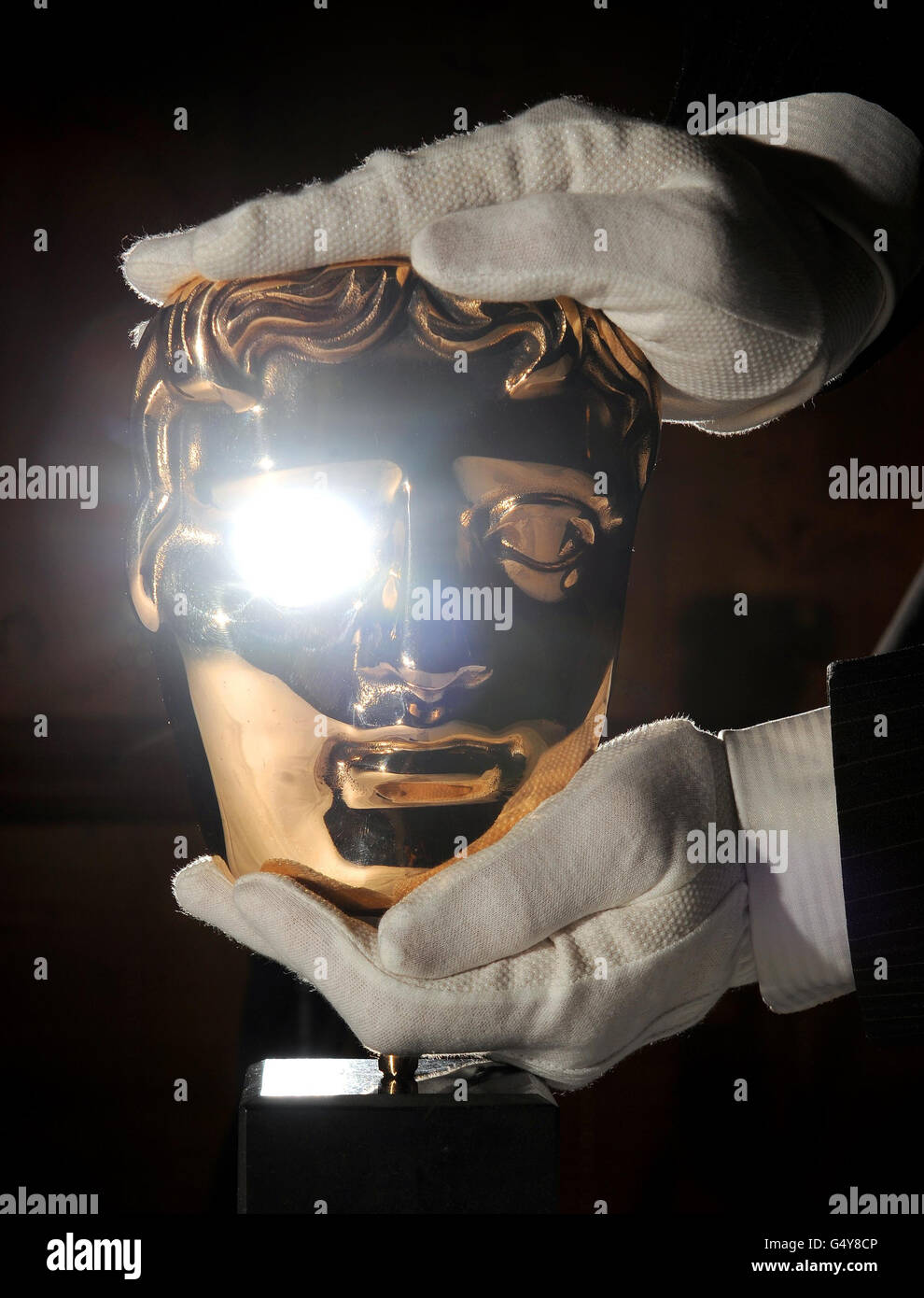 Bafta award trophy hi-res stock photography and images - Alamy