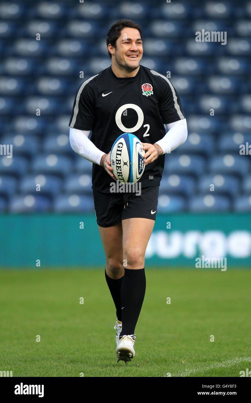 Rugby Union - RBS 6 Nations - Scotland v England - England Captains Run ...