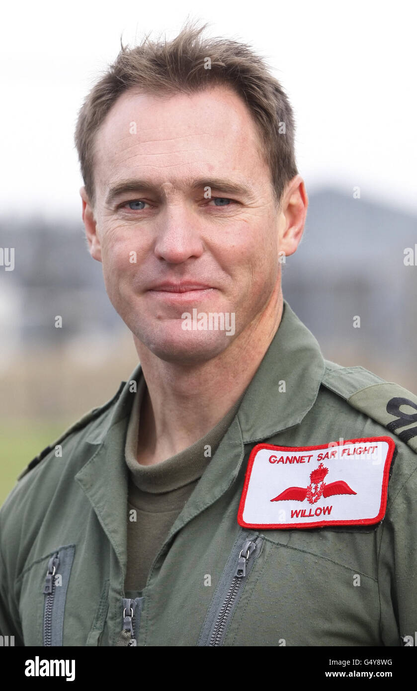 Lieutenant Mark Wielopolski, member of the Royal Navy crew at HMS ...