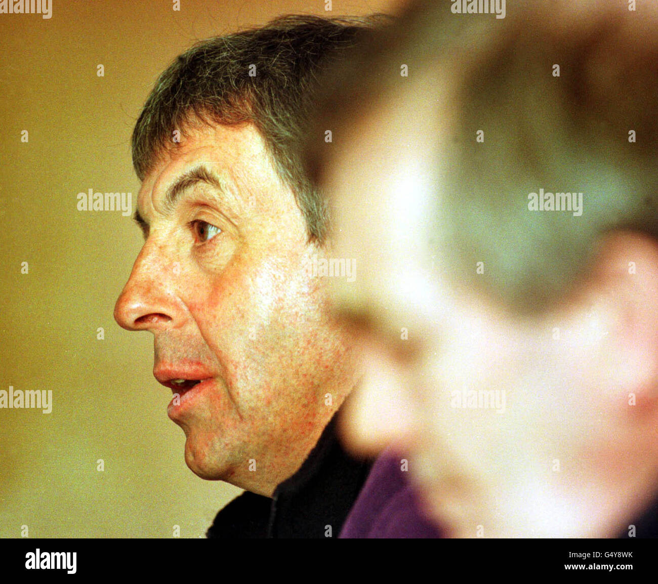 Scotland`s Ian McGeechan and team manager Doug Morgan (right) naming ...