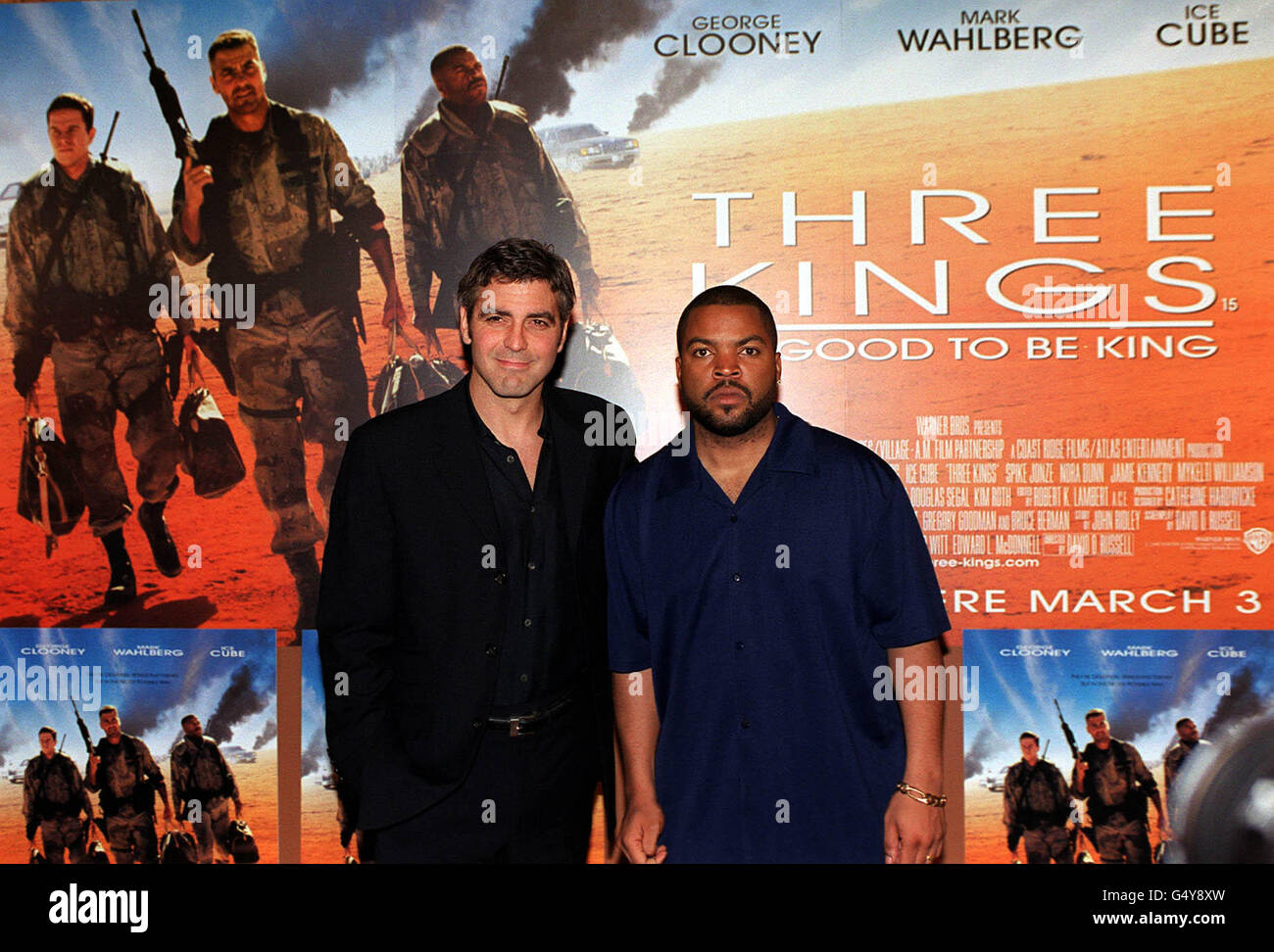 Three Kings Clooney Ice Cube Stock Photo - Alamy