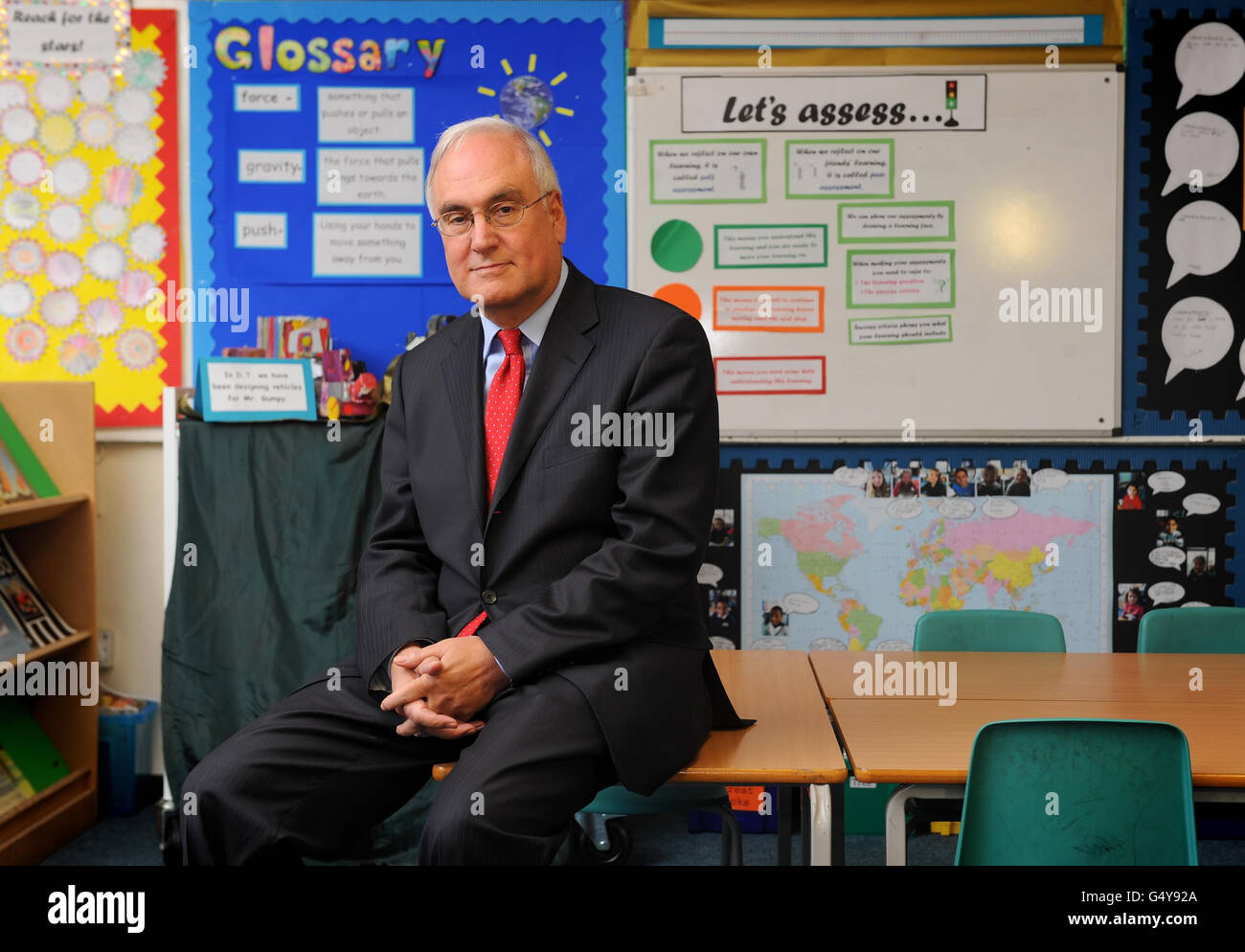 Ofsted Chief Inspector visits school Stock Photo - Alamy
