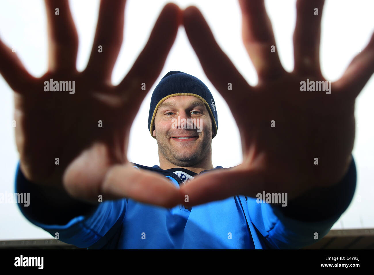 Scotlands geoff cross team announcement murrayfield hi-res stock ...