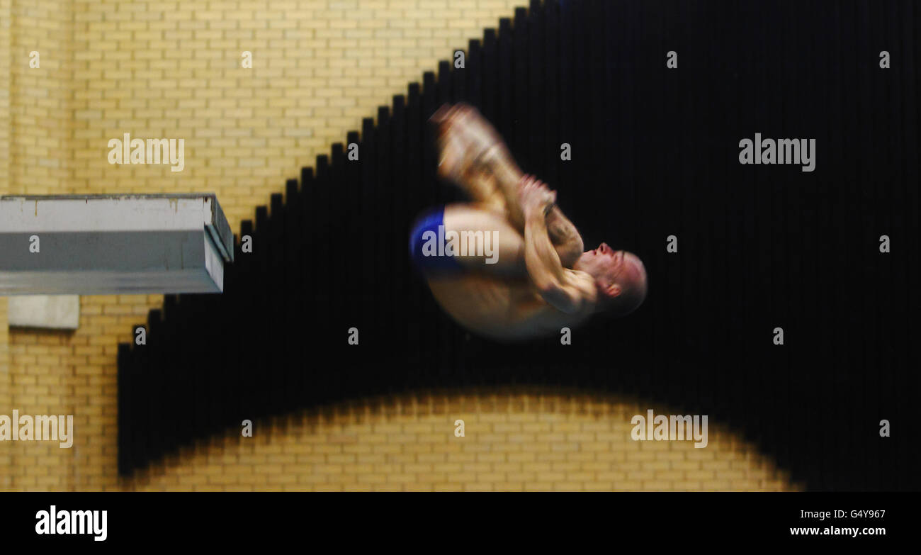 Great Britain's Pete Waterfield during a photocall at The Quays ...