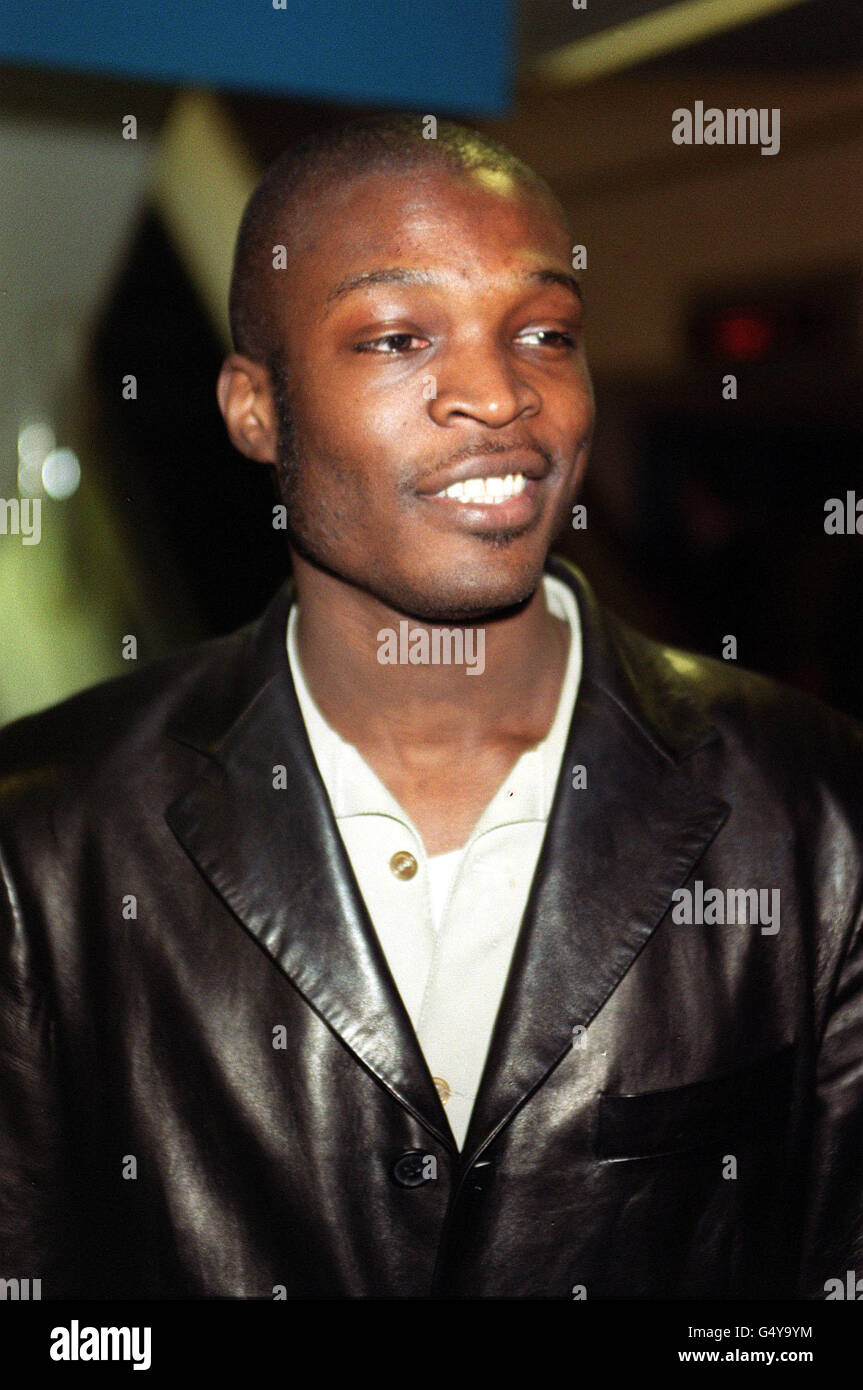 Soul singer Lyndon David Hall arriving at the Warner Village Cinema in ...