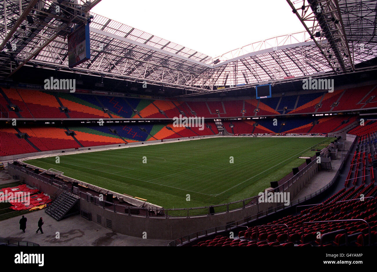 An interior view of the Amsterdam Arena, one of the venues to host the ...