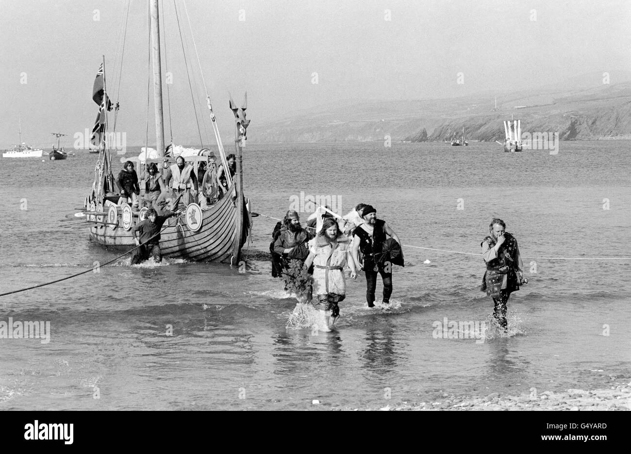Viking ship tynwald hi-res stock photography and images - Alamy
