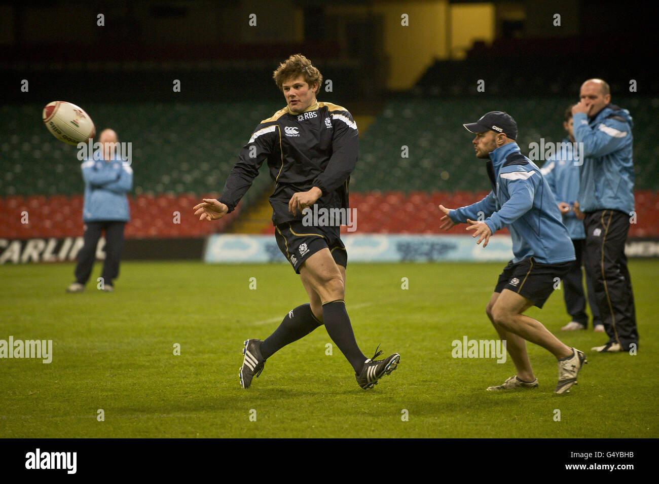 Scotland's Ross Ford during the training session at the Millennium ...