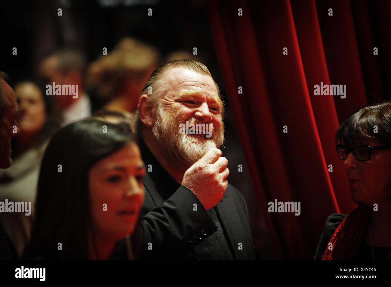 Actor Brendan Gleeson arrives at the Irish Film and Television Awards ...