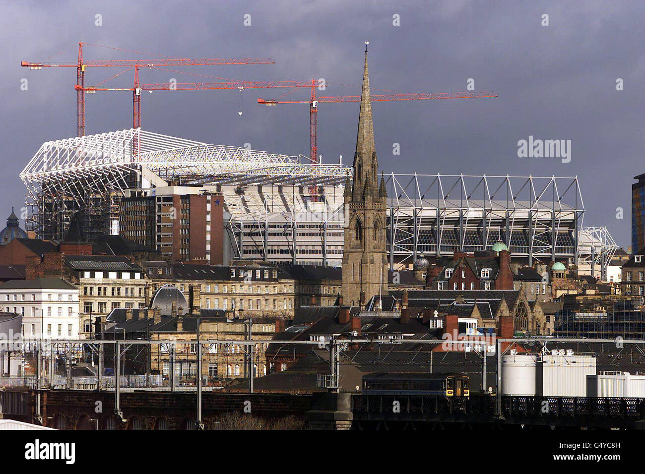 Newcastle united football clubs stadium hi-res stock photography and ...