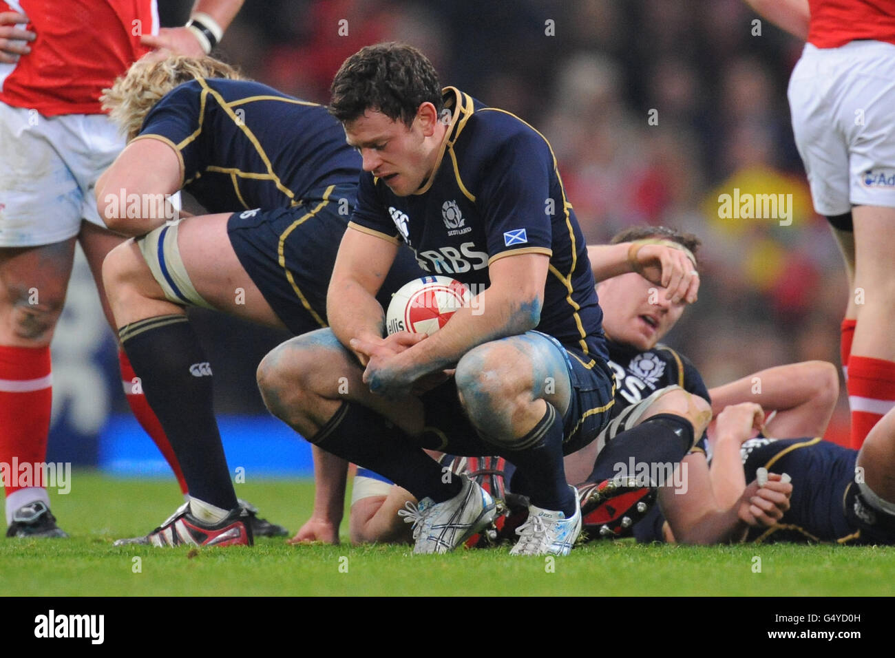 Scotland's Nick De Luca dejected at the end of the game Stock Photo - Alamy