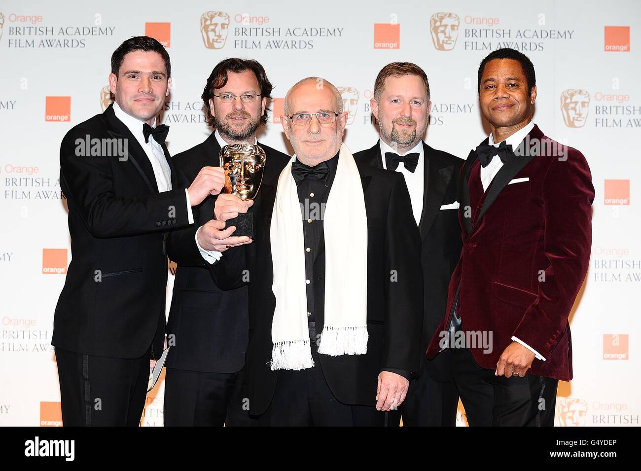 (L-R) David Vickery, Tim Burke, John Richardson, Joe Letteri alongside ...