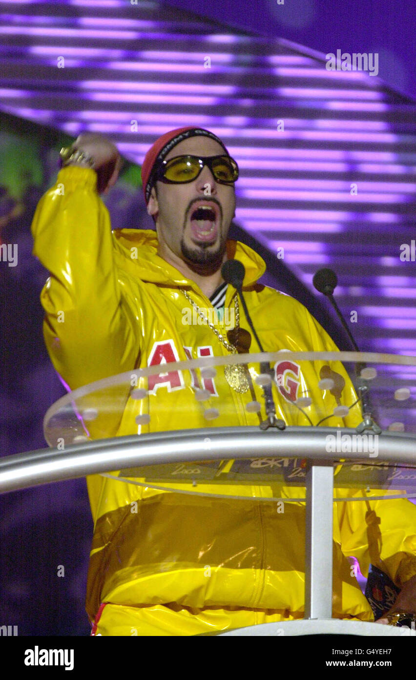 Television's comic interviewer Ali G presenting the Best International ...