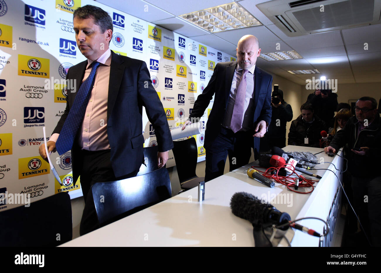 Soccer - Rangers Enter Administration. Administrators David Whitehouse ...