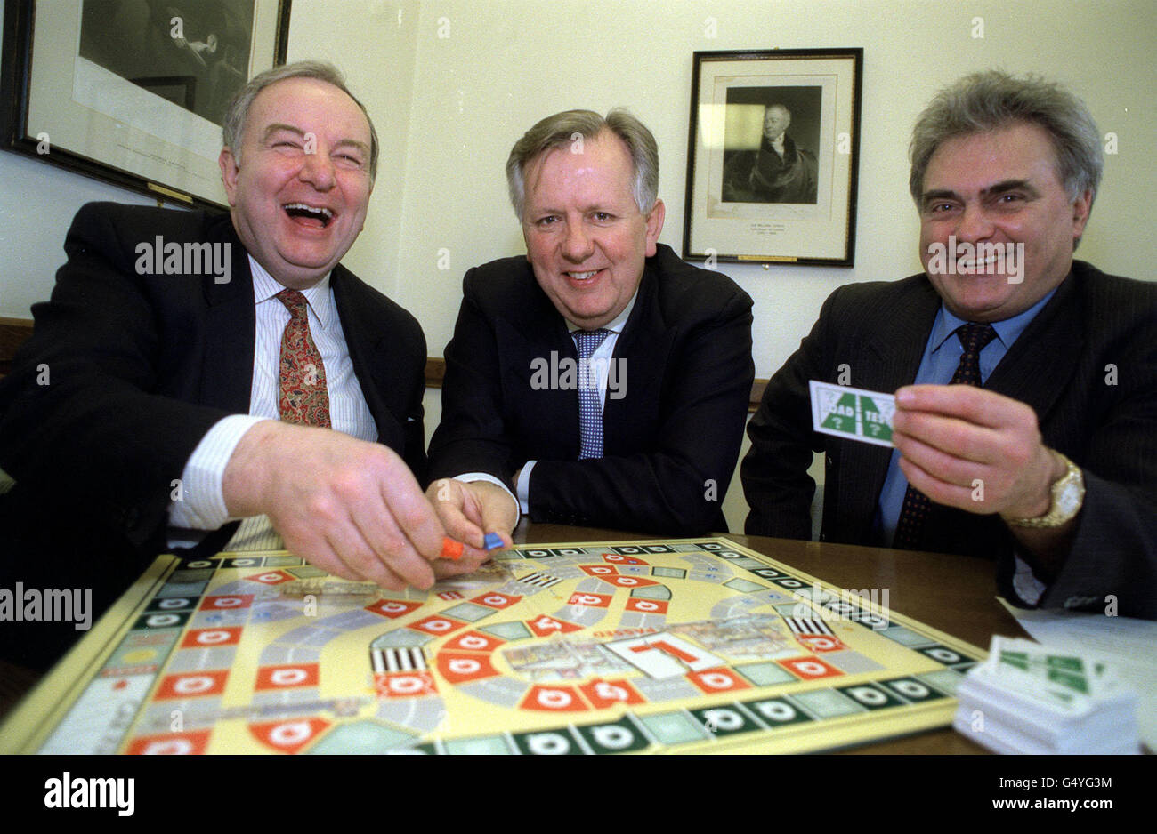 Labour mp george foulkes left conservative mp phil gallie hi-res stock ...