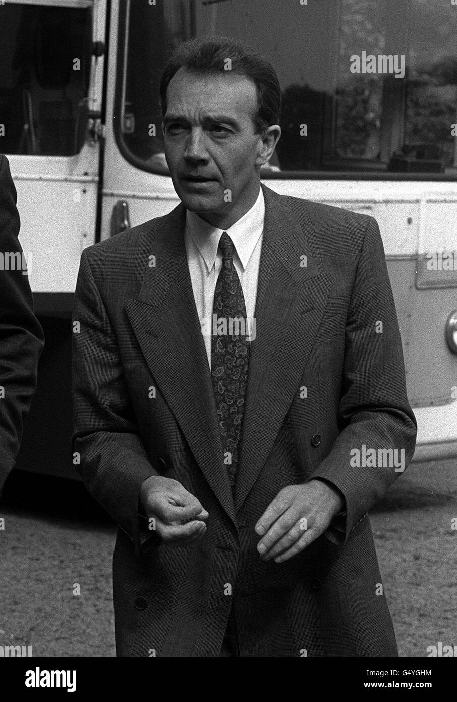 First Officer David McClelland arrives to give his evidence at the ...
