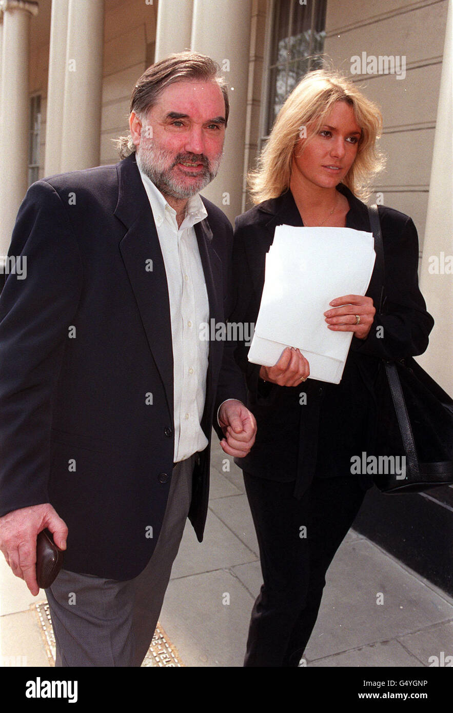 Football legend george best with his wife hi-res stock photography and ...
