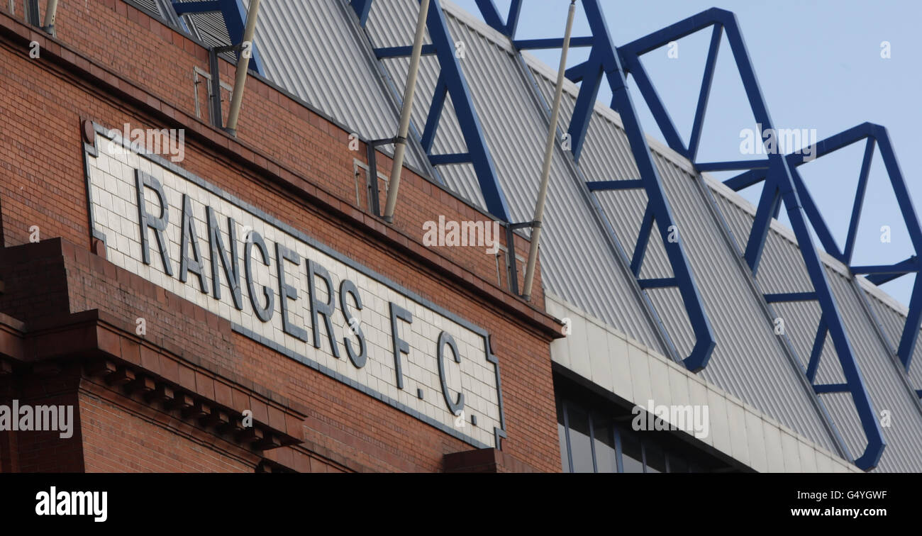 Rangers enter administration hi-res stock photography and images - Alamy