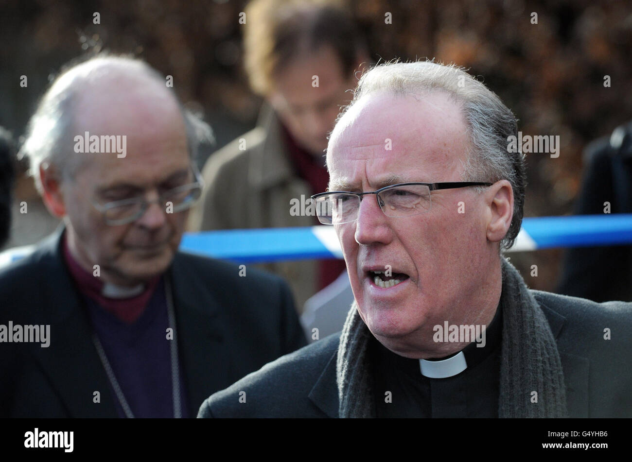 The Archdeacon of Gloucestershire Geoffrey Sidaway, with the Bishop of ...