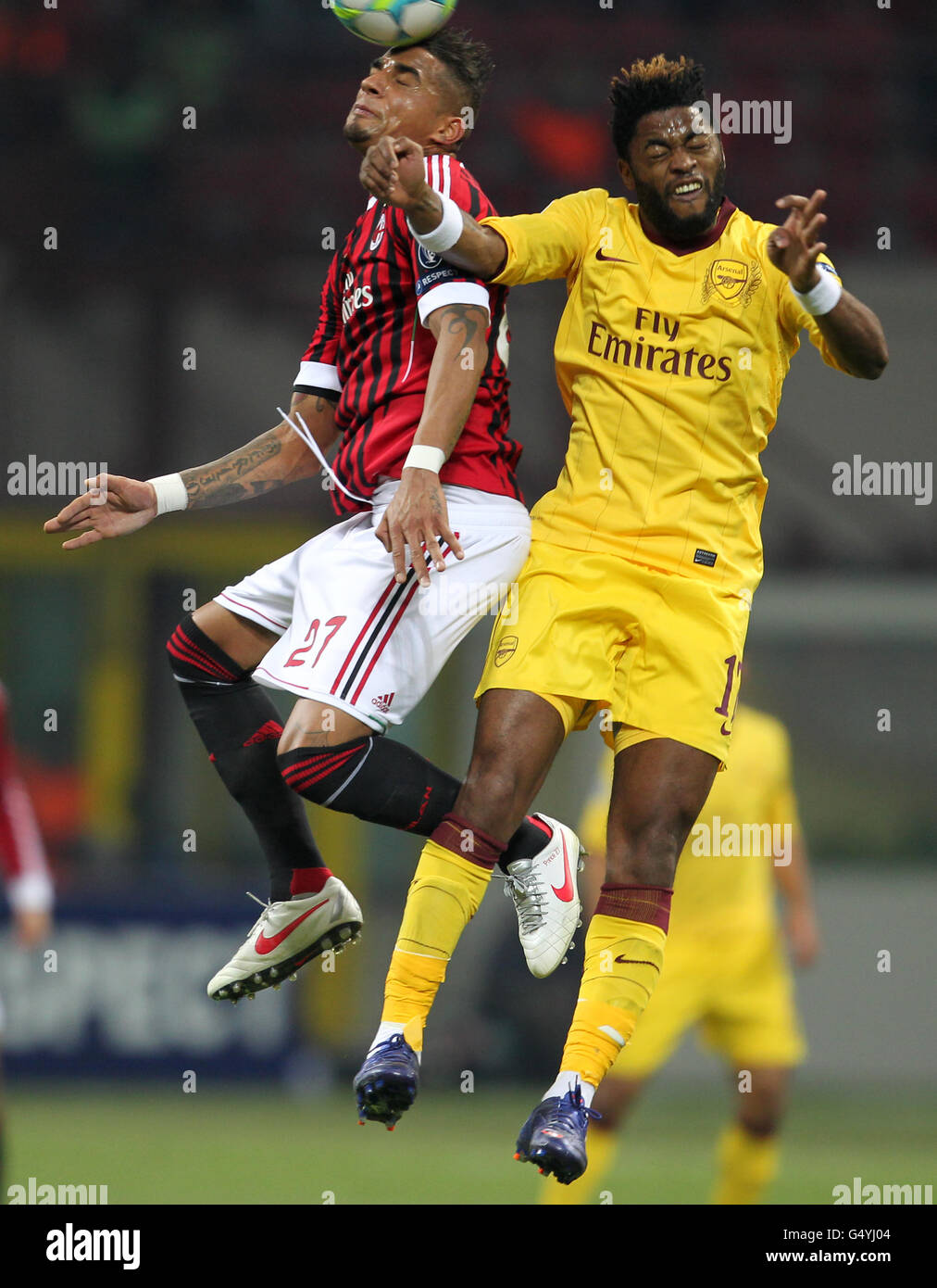 Giuseppe meazza kevin prince boateng hi-res stock photography and ...