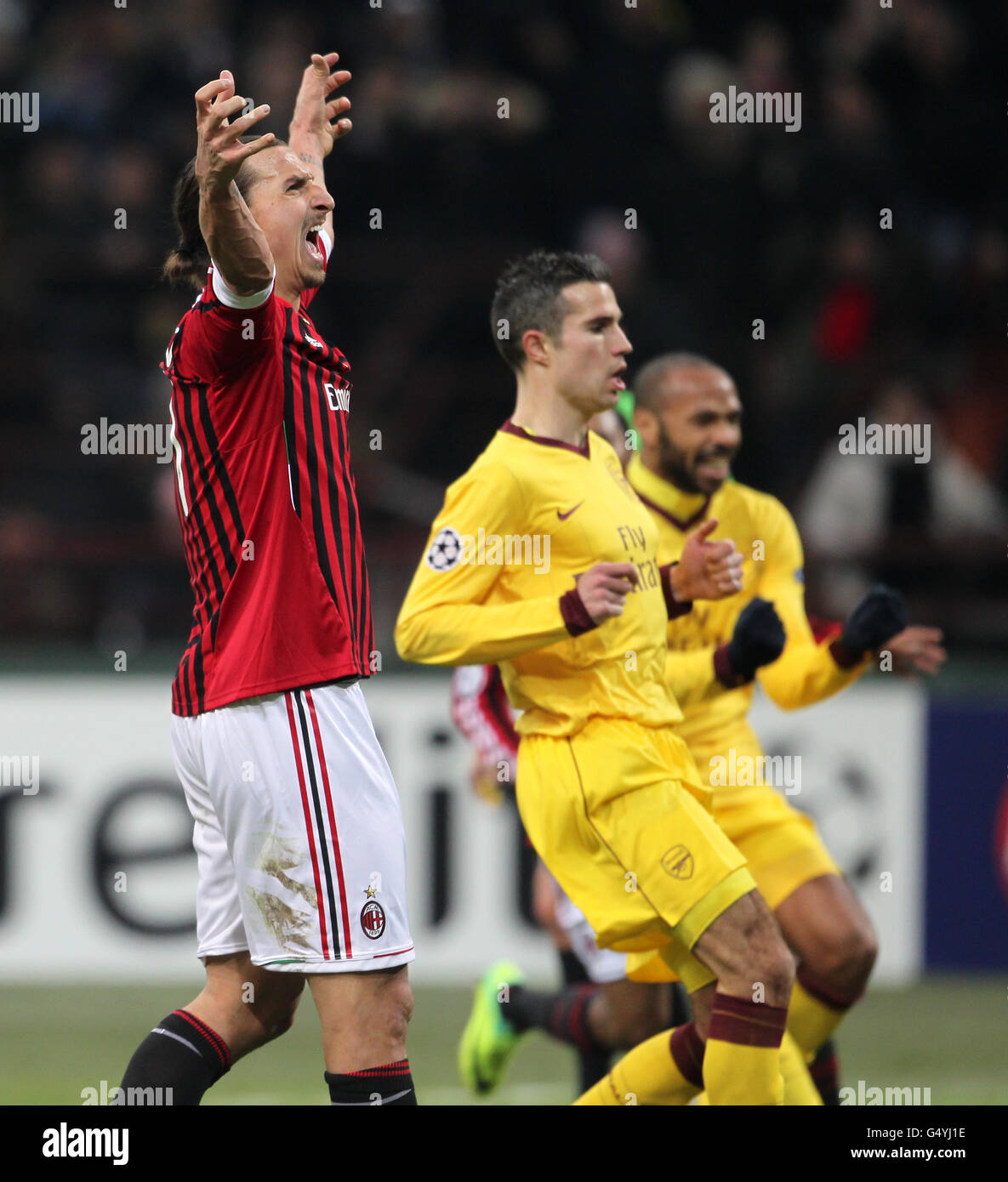 Milan goal ibrahimovic hi-res stock photography and images - Alamy