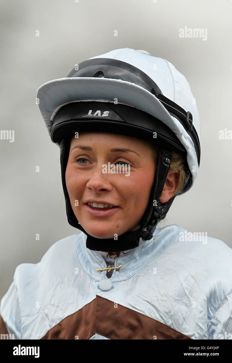 Horse Racing - Blue Square Winter Carnival - Lingfield Park. Jockey ...