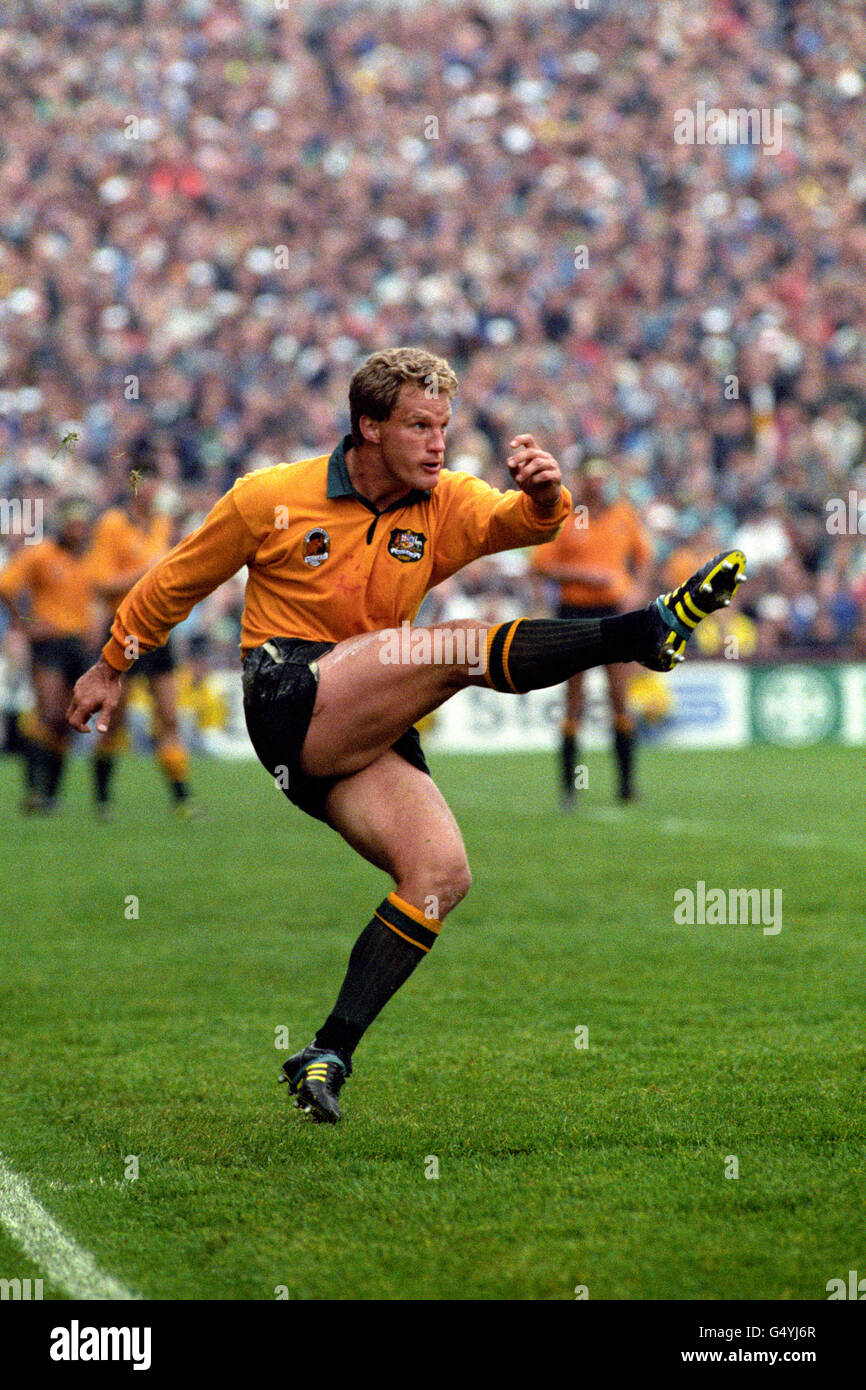 Australian rugby player michael lynagh hi-res stock photography and ...